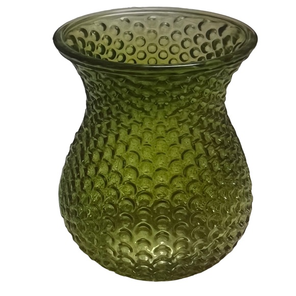 Vintage | Accents | Vintage Dimpled Green Vase | Poshmark
